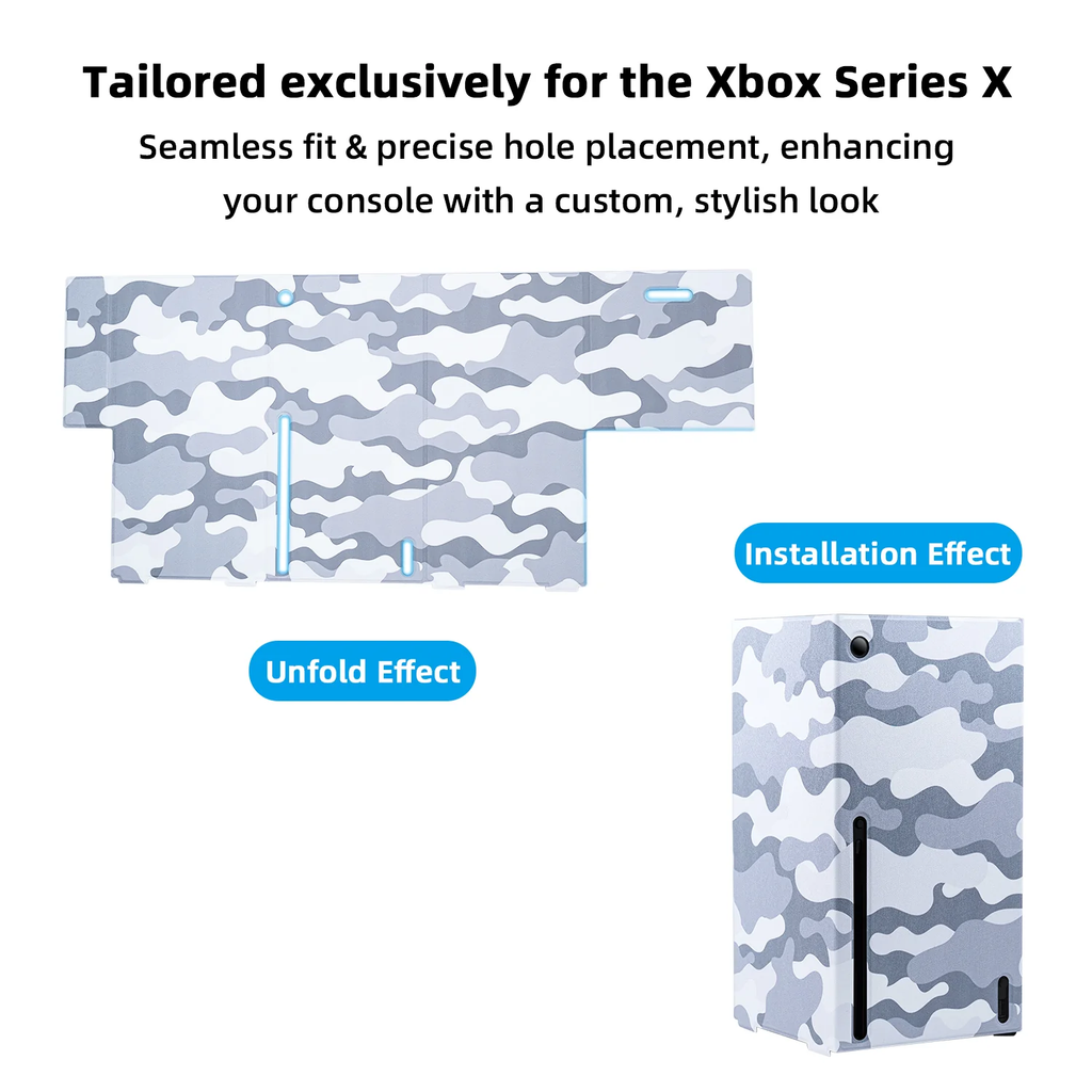 Magnetic Protective Case for Xbox Series X Console-Camouflage Gray ...