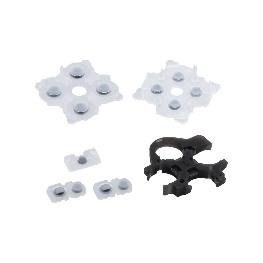 Silicone Conductive Rubber Pads Set for PS5 Controller 2.0-White ...