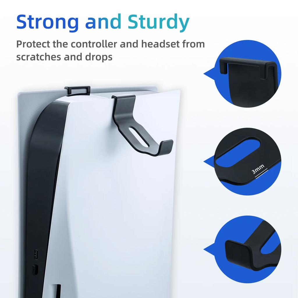 Universal Controller & Headset Storage Bracket for PS5/Xbox Series X ...