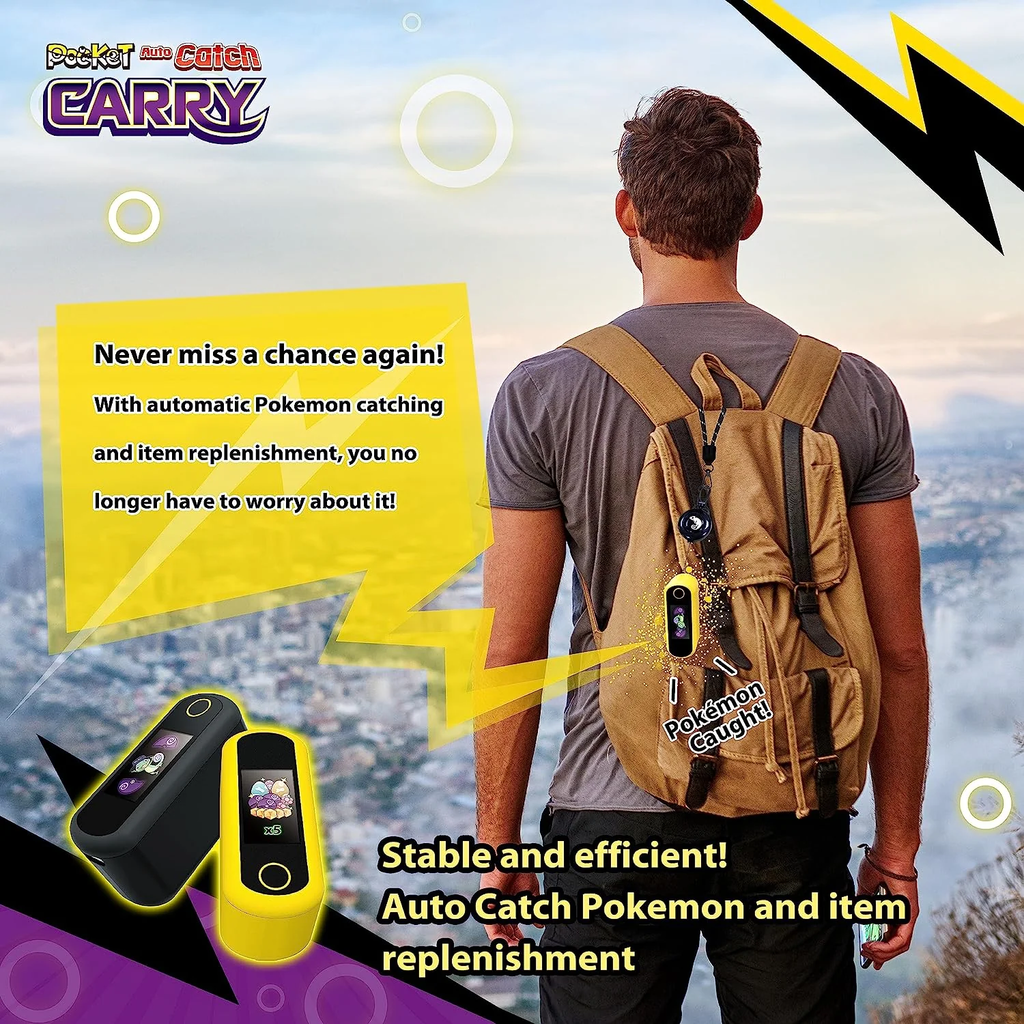 Brook Pocket Auto Catch Carry for Pokemon Go - Yellow – Flashback ...