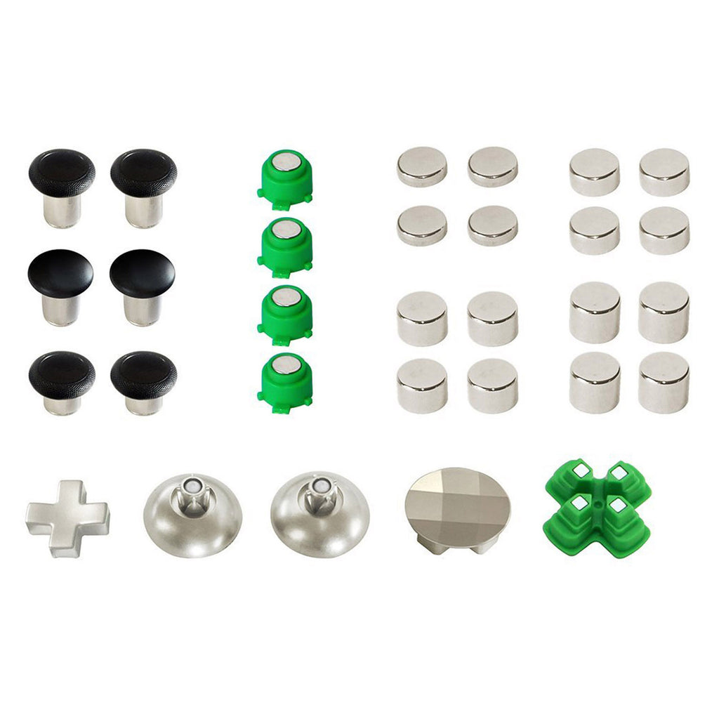 31 In 1 Custom Thumbstick Joypad D-Pad ABXY Bullet Set with T6 Tools f ...