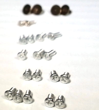 Full Replacement Screw Set for the Sony PSP2000 Game Console ...