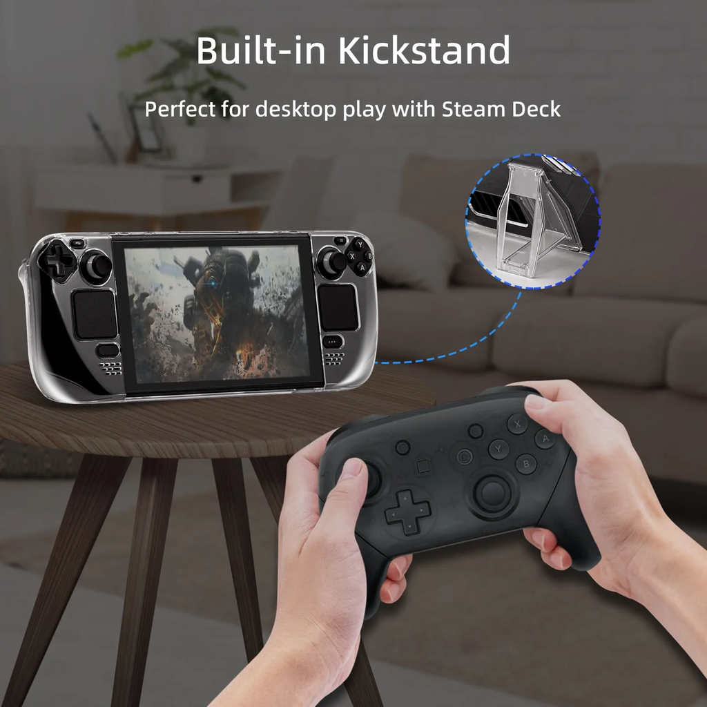 Crystal Case with Kickstand for Steam Deck – Flashback Limited - Repair ...