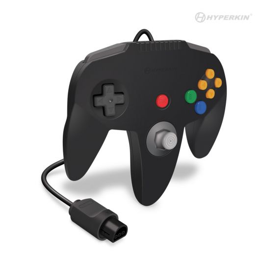 Hyperkin Captain Premium Controller for N64 Black – Flashback Limited ...