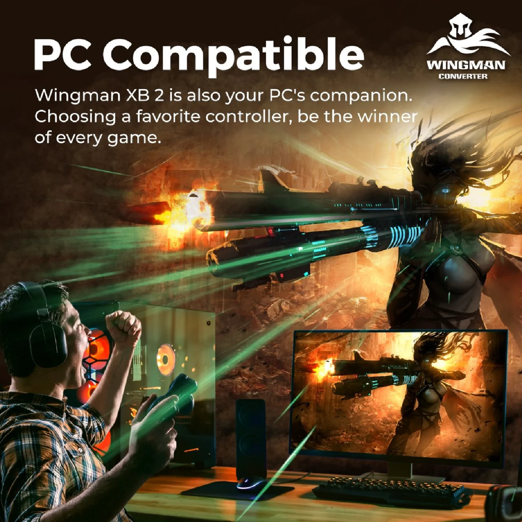 Brook Wingman XB2 Converter for Xbox Original/Xbox 360 – Flashback ...