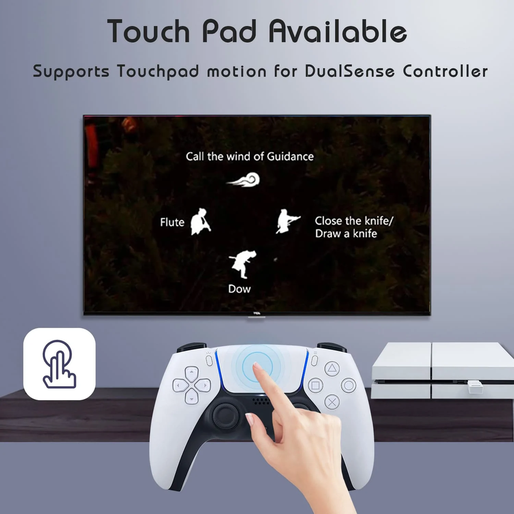 DS50 Pro Wireless Controller Adapter for PS4/PS3/Nintendo Switch/Switc ...